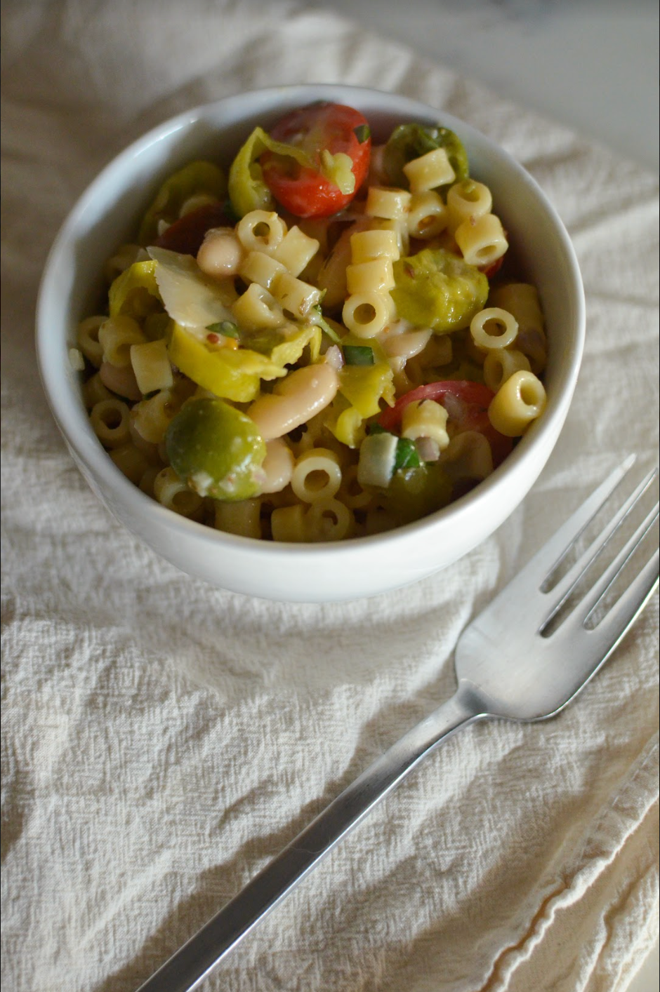 The Best Pasta Salad Recipe You’ll Ever Make + Homemade Caesar Dressin ...